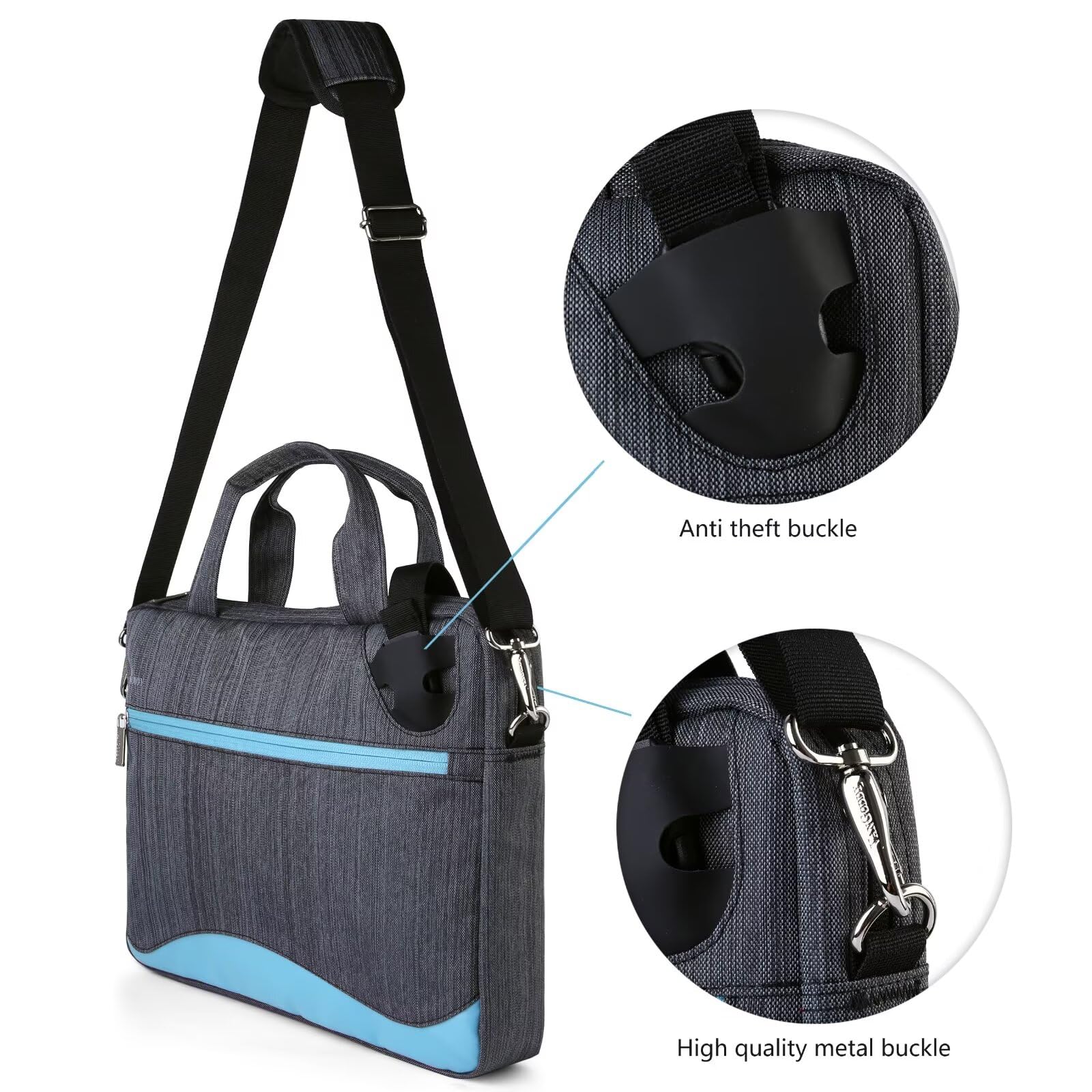 13.3 14 in Laptop Bag for IdeaPad 5, 5X, Slim 3 Chromebook, 5 Pro, 5i, 1i, 5i Pro, Flex 5, Flex 5i, Slim 7i Pro