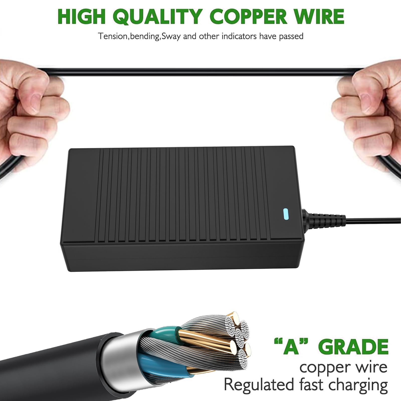 Delippo 180W 20V 9A 6.0x3.7mm ADP-180TB H AC Adapter for Asus Rog Zephyrus G14 GA401 G15 GA502,for Asus Tuf F15 Charger
