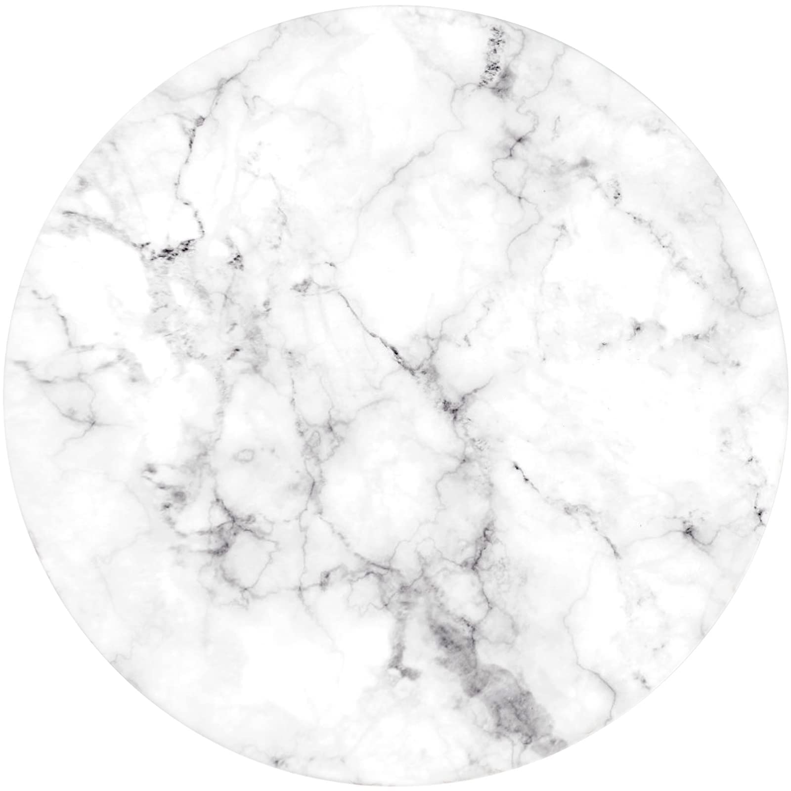 DEAYOU Marble Lazy Susan, Round Marble Tray Turntable Cake Stand, 12" Lazy Susan Cheese Board with Silent Rotating for Serving, Table Display, Cupcake, Food, White, Revolving Cake Leveler Spinner