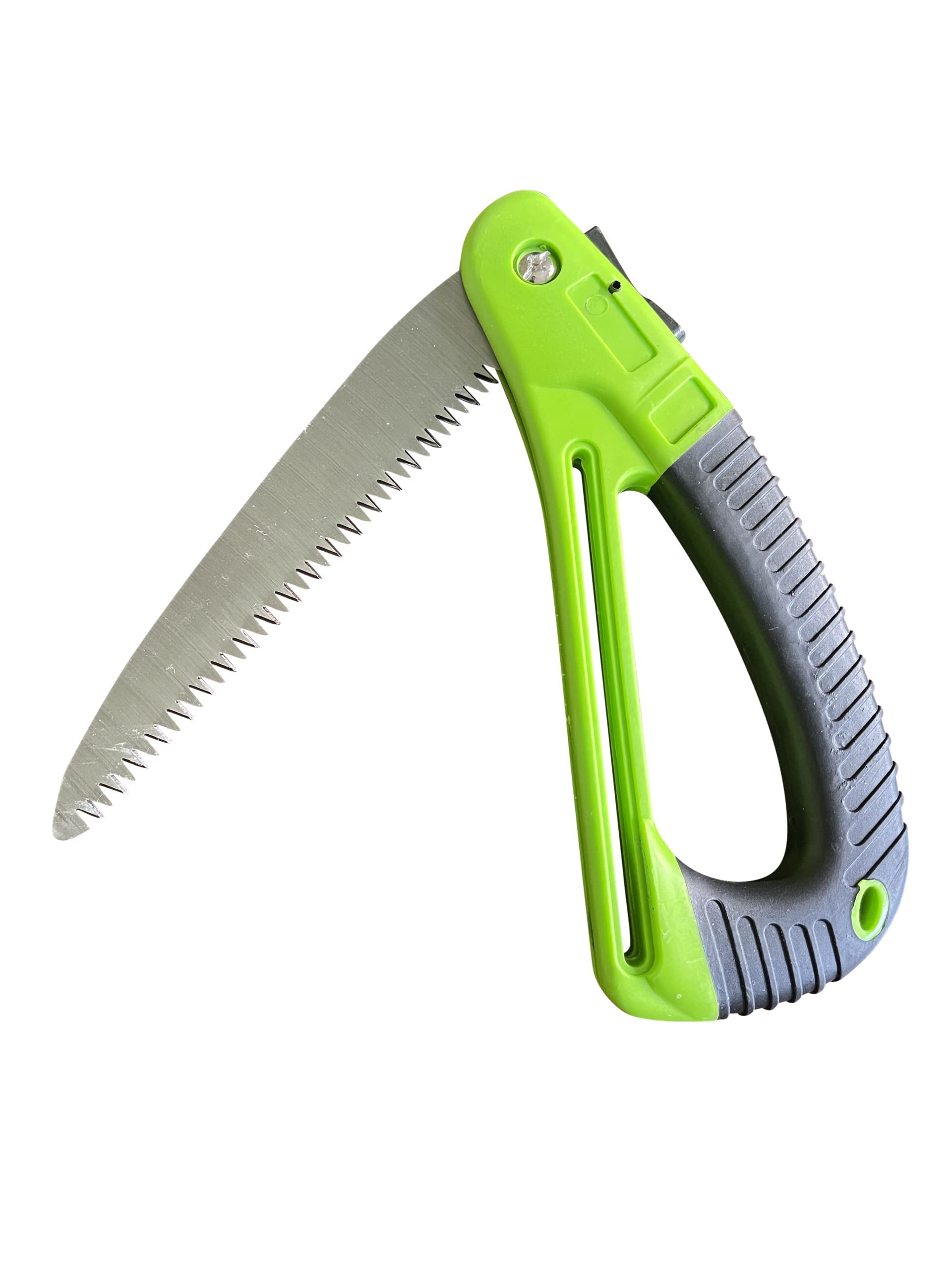 Garden Guru Folding Pruner Saw with Ergonomic Handle & Safety Lock β Non Slip β Rust Resistant Hardened Steel β Professional Grade Sawtooth Blade β for Pruning Trimming Camping Clearing