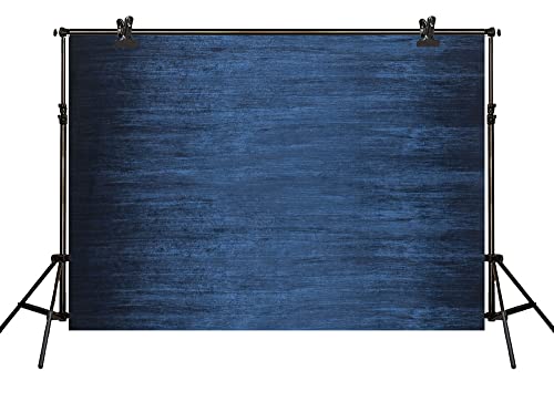 Harfirbe 7x5ft/2.2x1.5m Dark Blue Backdrops Abstract Headshots Backgrounds for Professional Photography Studio