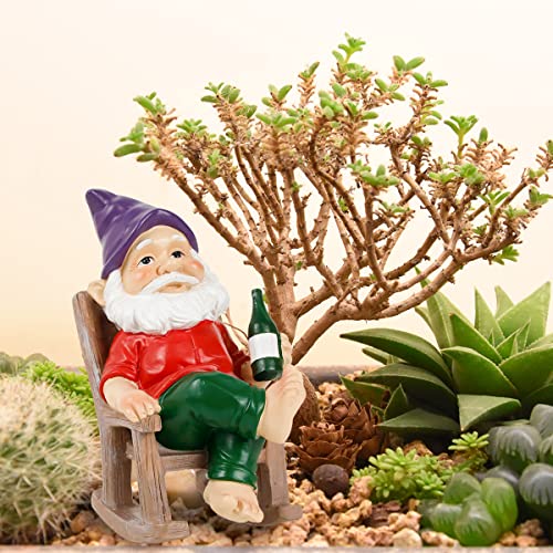 BLUELF Christmas Garden Decor Gnomes Decorations for Yard Outdoor Garden Statues