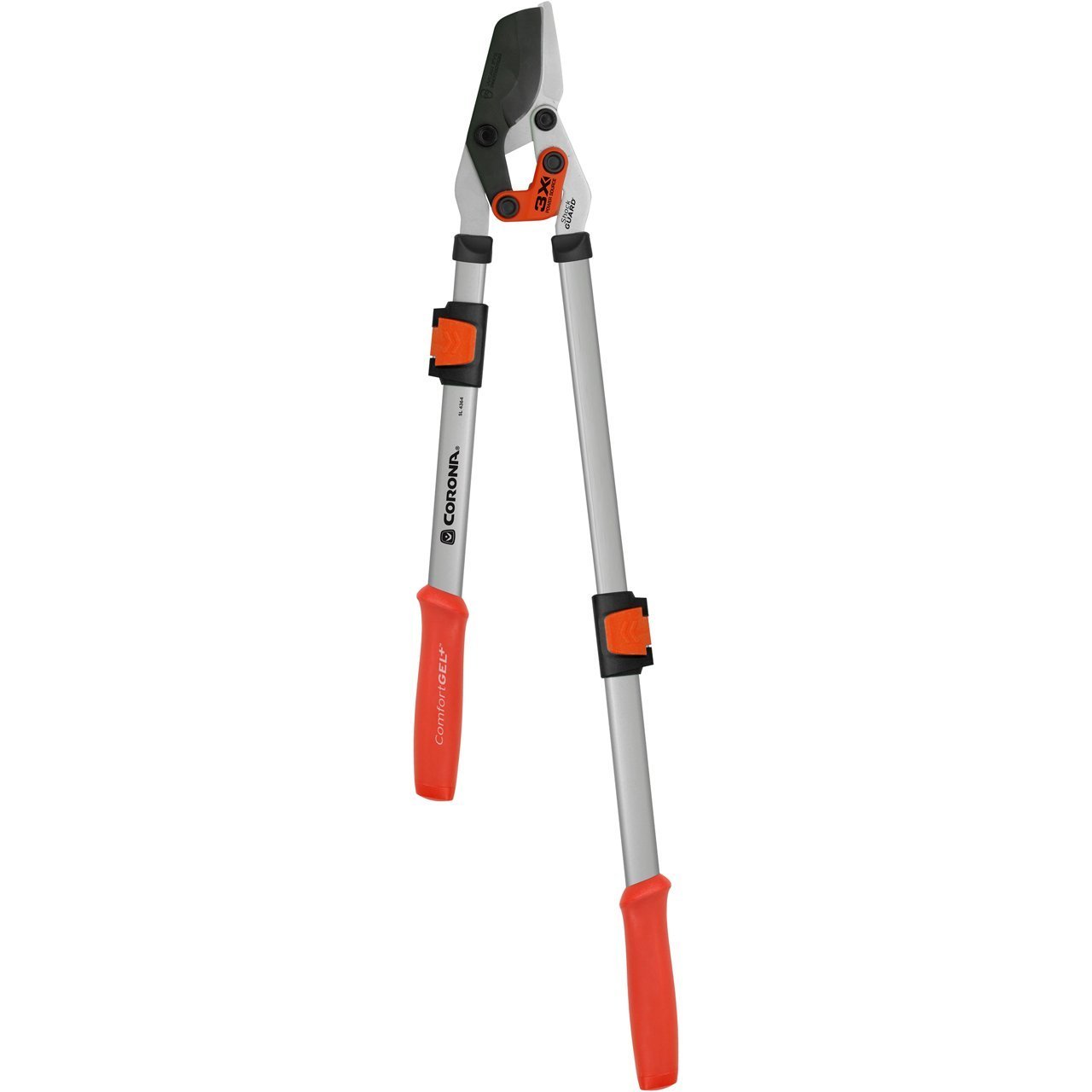 Corona Tools | Branch Cutter DualLINK™ Extendable Bypass Loppers | Tree Trimmer Cuts Branches up to 1 ¾-inches in Diameter | Handles Extend up to 37 ½inches | SL 4364