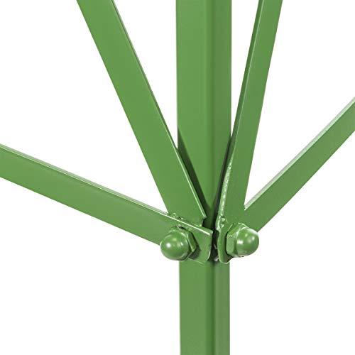 XtremepowerUS 8FT Green Metal Windmill Yard Garden Wind Mill