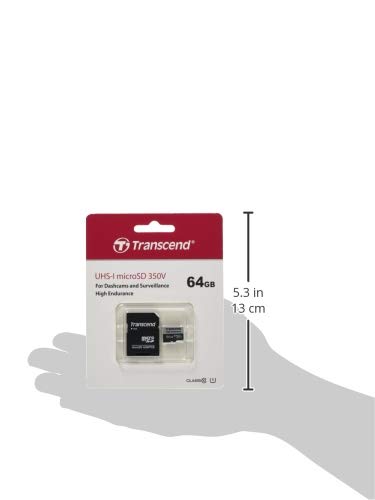 Transcend TS64GUSD350V 64GB UHS-I U1 Micro SD Memory Card