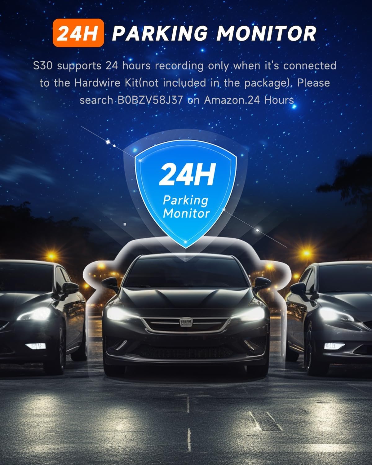 Dash Cam 4K WiFi Front Dash Camera for Cars, E-YEEGER Car Camera 2160P Wireless Mini Dashcams with App, Driving Recorder with 24H Parking Mode, Night Vision, G-Sensor, Free 32G Card, Support 256G Max