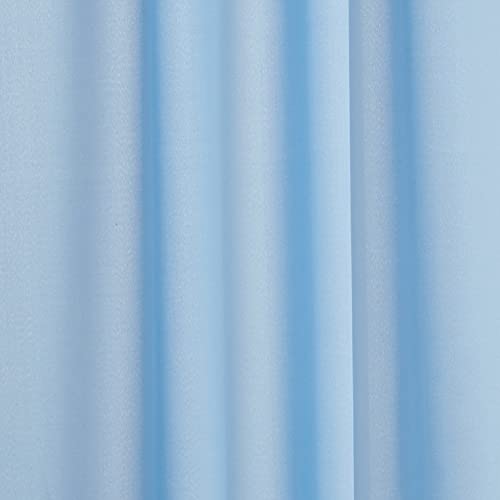AK TRADING CO. 10 feet x 10 feet Polyester Backdrop Drapes Curtains Panels with Rod Pockets - Wedding Ceremony Party Home Window Decorations - Light Blue (DRAPE-5X10-LTBLUE)