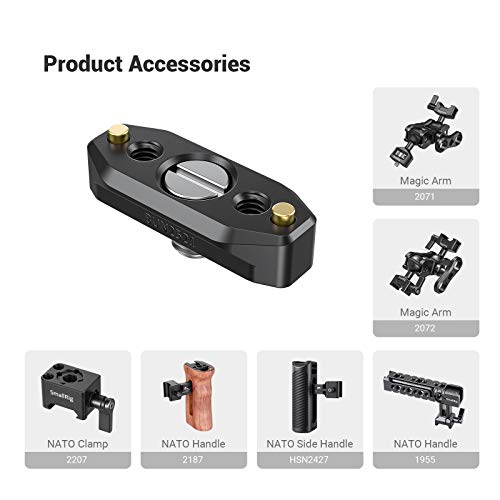 SmallRig NATO Rail with Locating Screw for ARRI 48mm BUN2521B