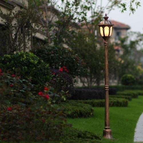 MODEBHD Garden Column Lamp Landscape Lantern Patio Pathway Walkway Outdoor Waterproof Street Light Post Light Outdoor Floor Lamp Table Lamp E27 Decoration Villa Park Fence Bollard Lamps