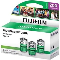 Kodak M35 35mm Film Camera, Film and Battery Bundle: Includes 3 Packs of Fujifilm Color Negative Films (36 Exposures Each), 4 Pack AAA Alkaline Batteries (Purple)