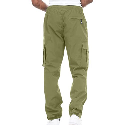 My Recent Orders Placed by Me, Men's Cargo Jogger Pants Stretch Sweatpants Slim Fit Track Pants with Zipper Pockets Casual Pants Relaxed Fit Cargo Military Army Camo Pants