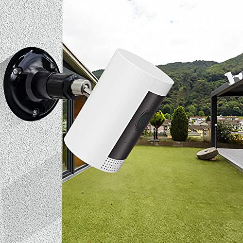 BFYTN 3 Pack Wall Mount Compatible with Ring Stick Up Cam Wired/Battery and Ring Indoor Cam HD Security Camera,360 Degree Adjustable Mounting Bracket (Black)