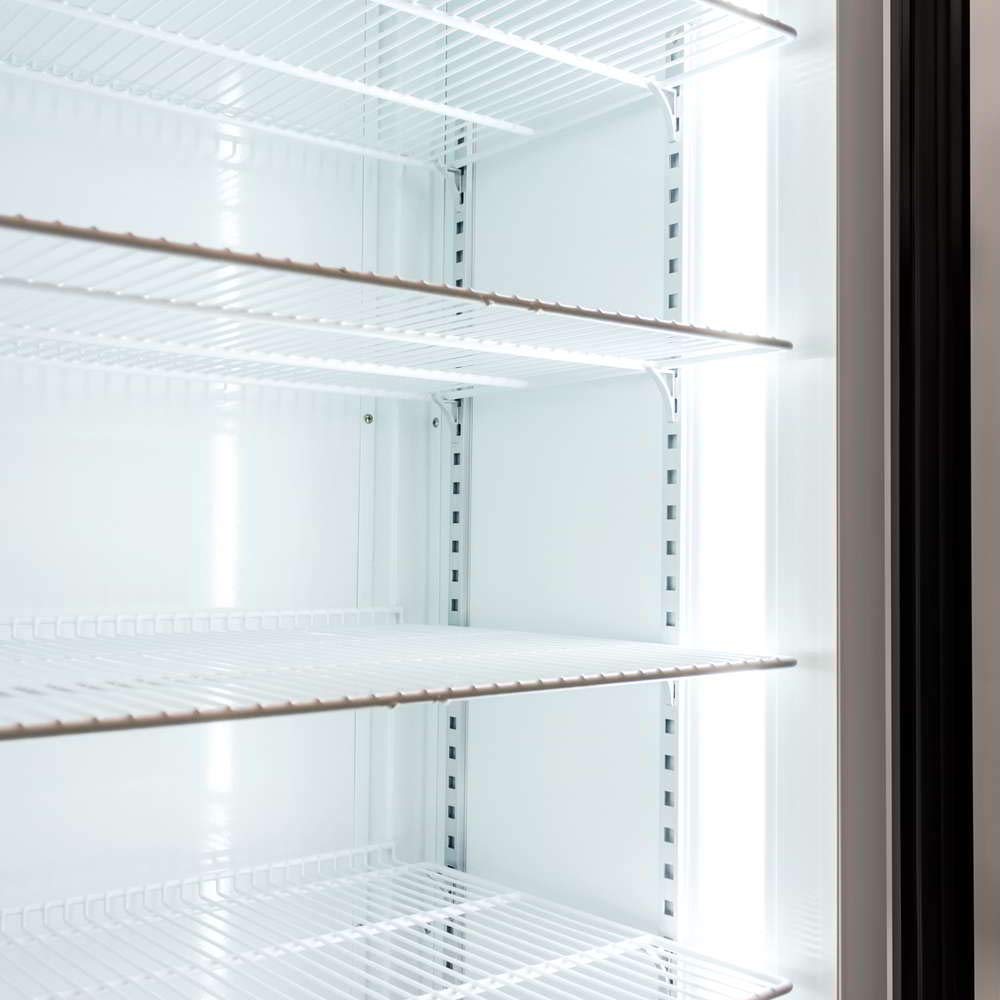 New Procool Refrigeration Glass Door Upright Display Beverage Cooler, Merchandiser Refrigerator; 12.7 Cubic Ft.