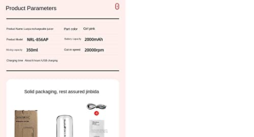 TANACC Portable Juice Blender Ice Crushing Juicer Student Dormitory Household Small Portable Juicer Cup Electric Stirring Milkshake Blender