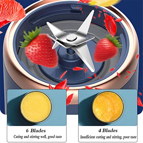 TANACC Portable Juice Blender Portable Juicer Blender Electric Fruit Juicer USB Charging Lemon Orange Fruit Juicing Cup Smoothie Blender Machine