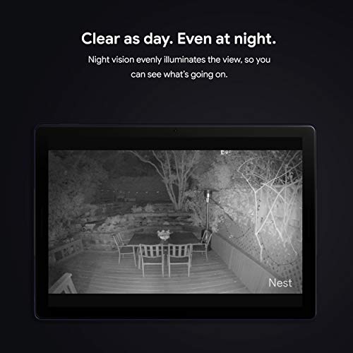 Google Nest Cam Outdoor 2-Pack - Weatherproof Outdoor Camera for Home Security - Surveillance Camera with Night Vision - Control with Your Phone (Renewed)