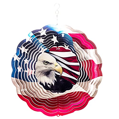 Kinetic Wind Spinners for Yard and Garden Independence Day Decor for Outside Wind Sculptures & Spinners DĂŠcor Garden Spinners Yard Spinners Metal Decorations