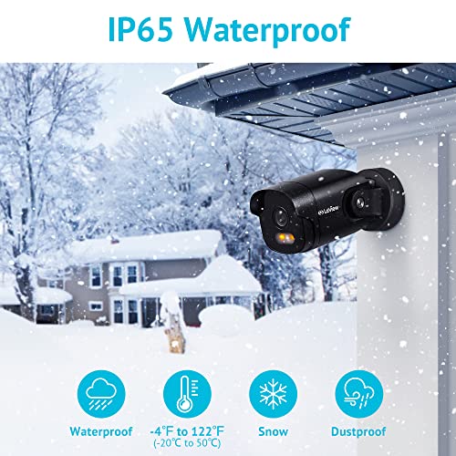 LaView 2K Security Camera Outdoor with Color Night Vision,3MP Wired Cameras for Home Security,IP65 Waterproof Camera, 24/7 Live Video,2 Way Audio,Cloud Storage/SD Slot,Compatible with Alexa