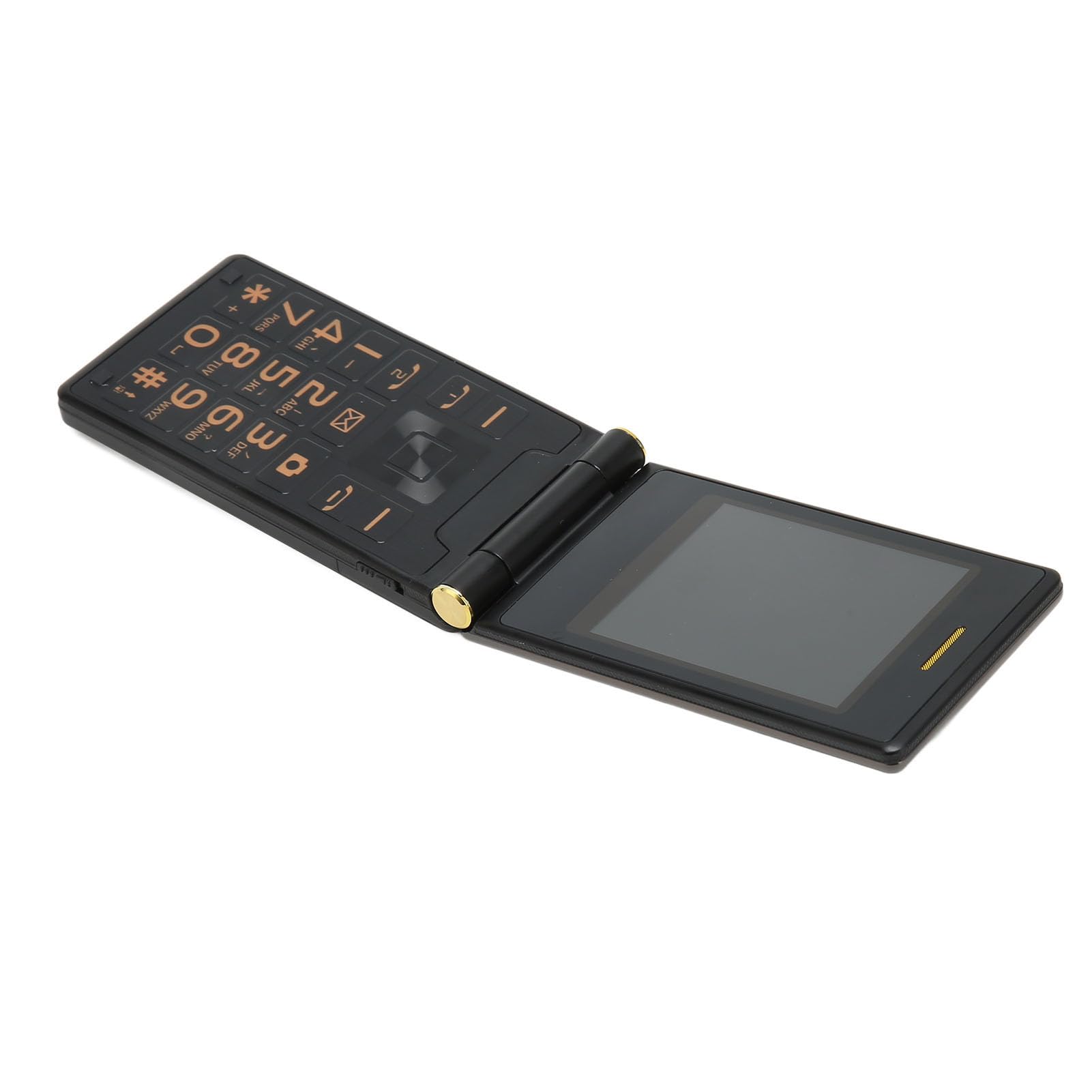 BROLEO Senior Cell Phone, Elderly Cell Phone Dual SIM Dual Standby 3 Inch 2G Network for Home (Tarnish)