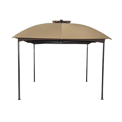 Garden Winds Replacement Canopy Top Cover for The BBB Solar Gazebo - RipLock 350