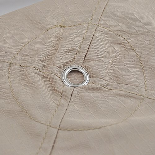 Garden Winds Replacement Canopy Top Cover for The BBB Solar Gazebo - RipLock 350
