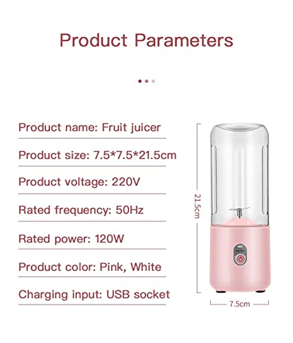 TANACC Portable Juice Blender Blender Electric USB Charge Mixer Juicer Fruit Cup Portable Mini Food Processor Best Quality