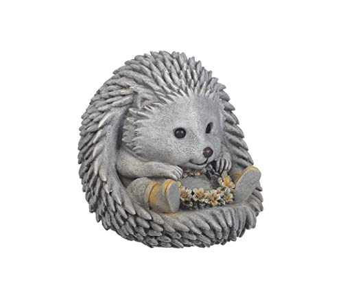 Roman Garden - Hedgehog in Rain Boots Statue, 7.5H, Pudgy Pals Collection, Resin and Stone, Decorative, Garden Gift, Home Outdoor Decor, Durable, Long Lasting