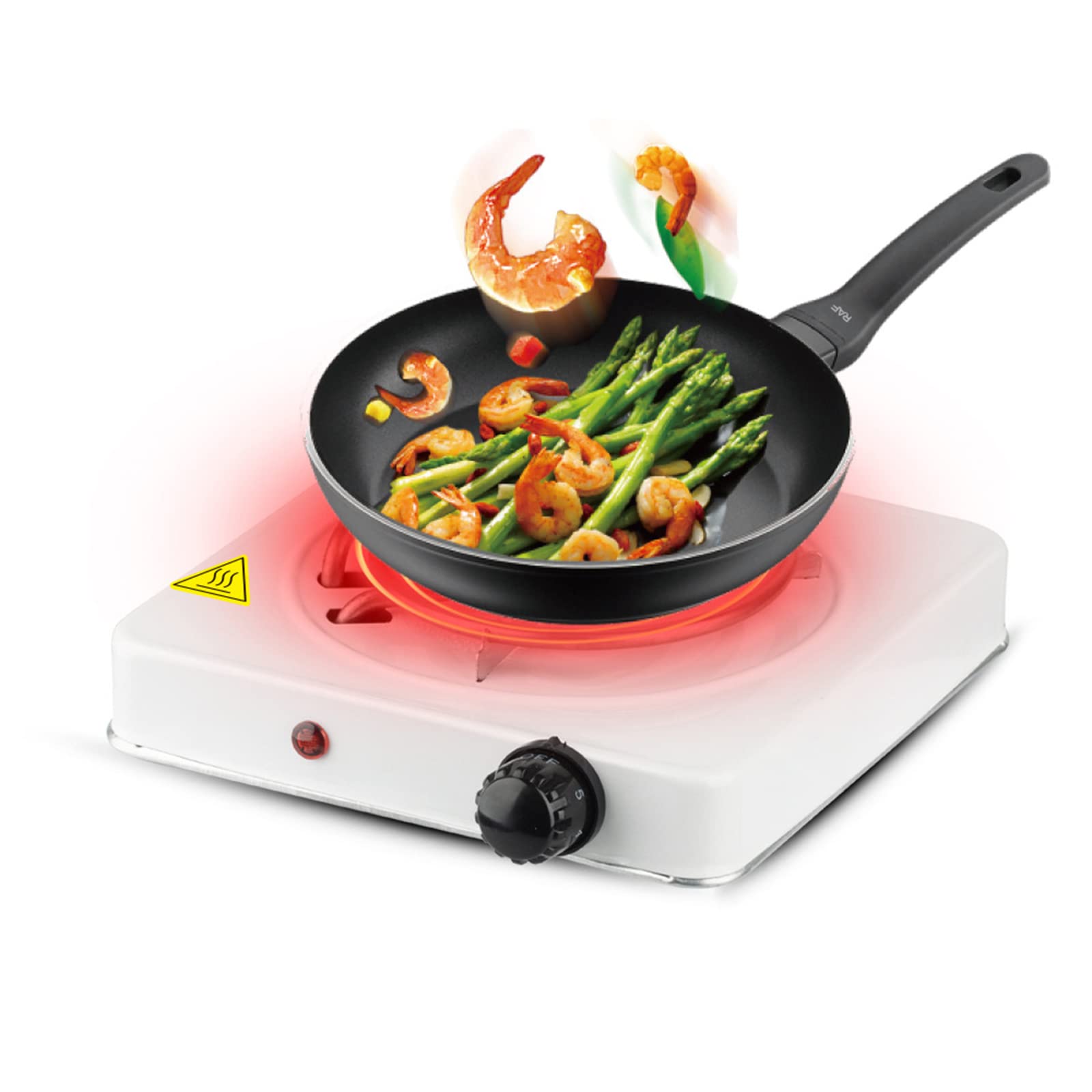 Hot Plate Electric Burner Single Burner Cast Iron Hot Plates For Cooking Portable Burner With Ceramic-panel For Home Electric Burners For Cooking