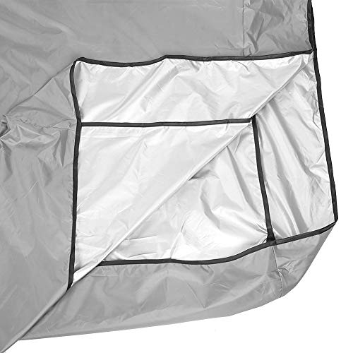 BORDSTRACT Replacement Canopy, Swing Chair Canopy Replacement Swing Canopy Cover Waterproof Garden Swing Chair Canopy Cover for Outdoor Patio Garden Poolside Balcony(Grey)