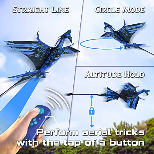 Zing Avatar Banshee - Remote Control Flying Smart Mini Drone-Tech Toy with Sounds - Great Starter RC Toy for Boys and Girls (Deluxe - Blue)