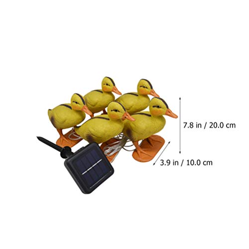 OSALADI Solar Led Stake Lights Duck Garden Lights LED Landscape Lighting for Outdoor Patio Lawn Yard Decorations