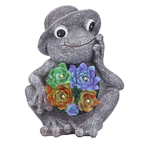 Garden Solar Lights, Widely Used Frog Style Vivid Colors Solar Outdoor Lights for Yard