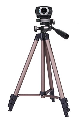 Webcam Tripod, Camera Tripod Mount Stand Compatible with Logitech Webcams C920s StreamCam Brio C925e C922x C930e C920 C615-50 inches