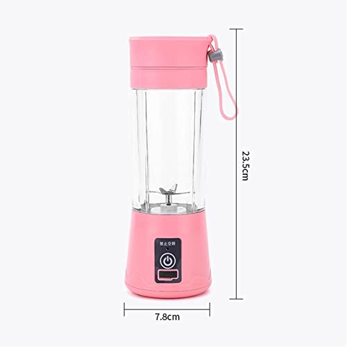 TANACC Portable Juice Blender Mini Portable USB Electric Fruit Juicer Smoothie Maker Orange Juicer Machine Cup for Fruit Food Processor Maker Juice Extractor