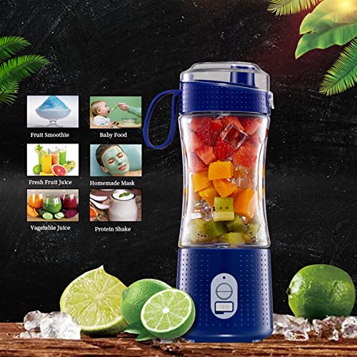 TANACC Portable Juice Blender Mini Portable USB Electric Fruit Juicer Smoothie Maker Orange Juicer Machine Cup for Fruit Food Processor Maker Juice Extractor