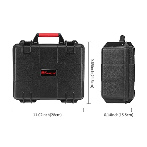 Smatree GA700-3 Waterproof Hard Case Compatible for GoPro Hero 11/10/9/8/7/6/5/4/3 Plus/3/GoPro Hero 2018/DJI OSMO Action Camera, 11.7 Liter(Camera and Accessories Not Included)