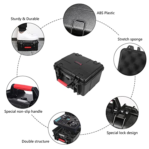 Smatree GA700-3 Waterproof Hard Case Compatible for GoPro Hero 11/10/9/8/7/6/5/4/3 Plus/3/GoPro Hero 2018/DJI OSMO Action Camera, 11.7 Liter(Camera and Accessories Not Included)