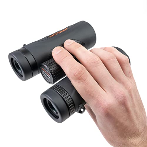 Athlon Optics 8x42 Midas G2 UHD Black Binoculars with Eye Relief for Adults and Kids, High-Powered Binoculars for Hunting, Birdwatching, and More