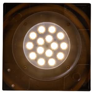 Grand patio Solar Lights Replacement Top, Outdoor Solar Floor Lamp Replacement Part Waterproof, 40 Lumen Warm White Super Bright SMD chip X15 Suit for Medium and Large Floor Lamps