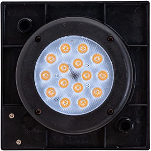 Grand patio Solar Lights Replacement Top, Outdoor Solar Floor Lamp Replacement Part Waterproof, 40 Lumen Warm White Super Bright SMD chip X15 Suit for Medium and Large Floor Lamps