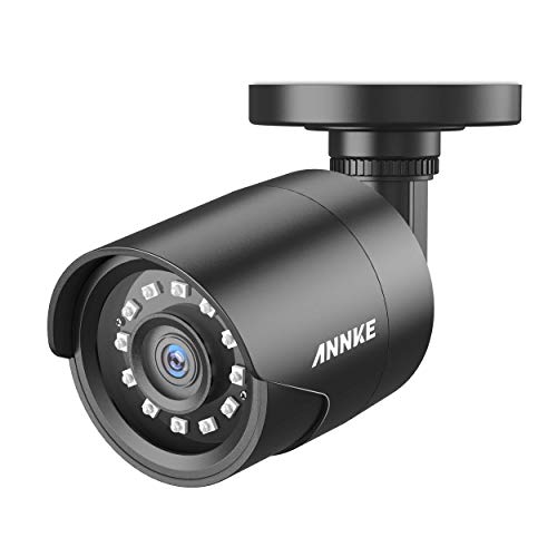 ANNKE 1080p HD-TVI Security Surveillance Camera for Home CCTV System, 2MP Bullet BNC Camera with 85 ft Super Night Vision, IP66 Surveillance Weatherproof Addâon Wired Camera - E200