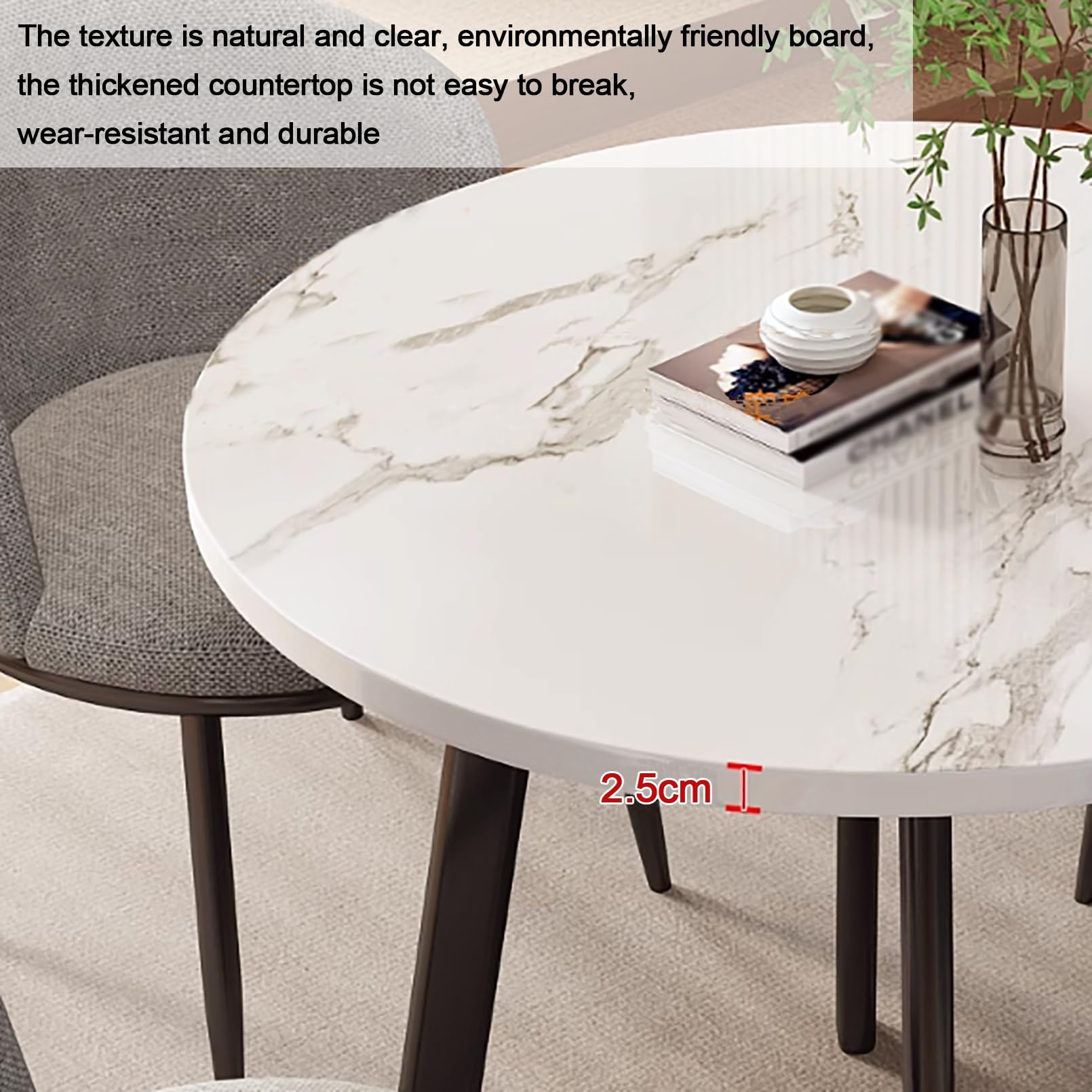 Round Conference Table,Office Reception Room Club Table And Chair Set,small Conference Table For 4,Reception Table And Chair Combination Negotiation Table Office Shops Meetings Small Round Tables ( Si