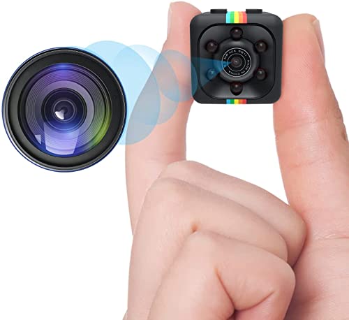 Phouqtem Mini Hidden Camera Wireless spy Camera Portable Nanny Camera HD 1080P Camera with Night Vision and Motion Detection for Home Outdoor Office Features Small Camera