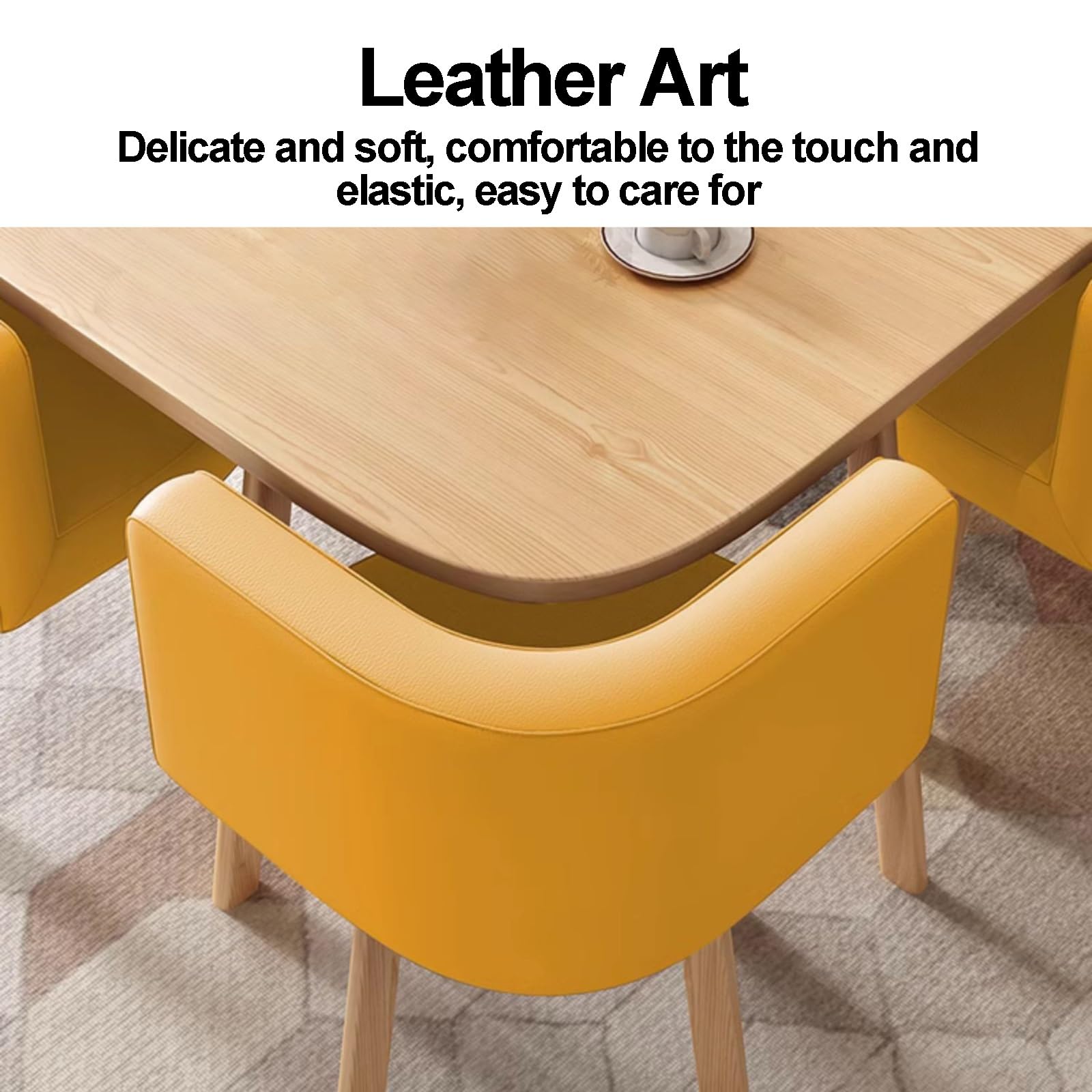 Kitchen Bar Table And Chair Set,Furniture Office Conference Tables,Reception Room Club Table And Chair,Dining Table Soft Backrest Seat,Furniture Coffee Kitchen,Space Saving,For Living Room,Bedroom ( C