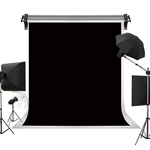 Kate 6ft×9ft Solid Black Backdrop Portrait Background for Photography Studio