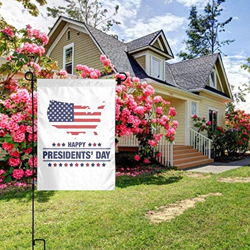 Happy President'S Day Garden Flag Double Sided House Yard Flags For Home Wedding Party Holiday Decor