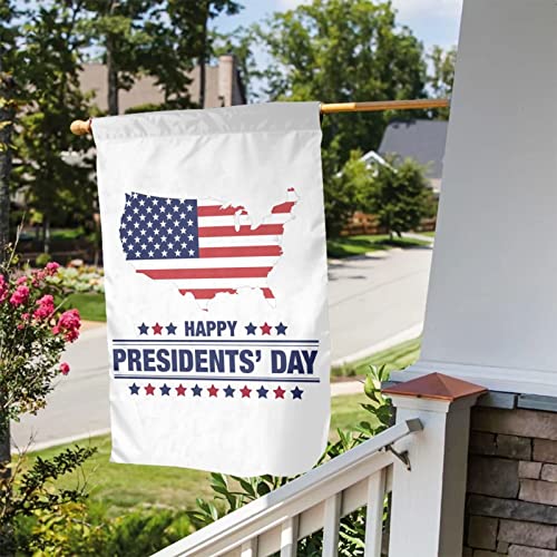 Happy President'S Day Garden Flag Double Sided House Yard Flags For Home Wedding Party Holiday Decor
