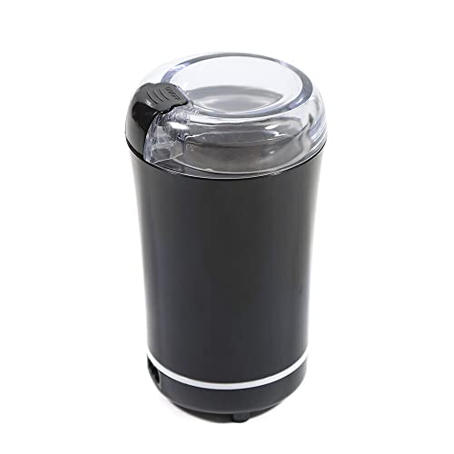 Xuthusman 110V Electric Coffee Bean Grinder Nut Seed Herb Grind Spice Crusher Mill Blender Mini 150W (Dark Reddish Purple)