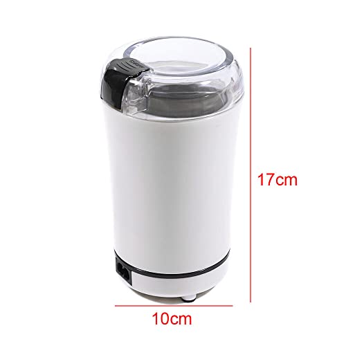 Xuthusman 110V Electric Coffee Bean Grinder Nut Seed Herb Grind Spice Crusher Mill Blender Mini 150W (Dark Reddish Purple)