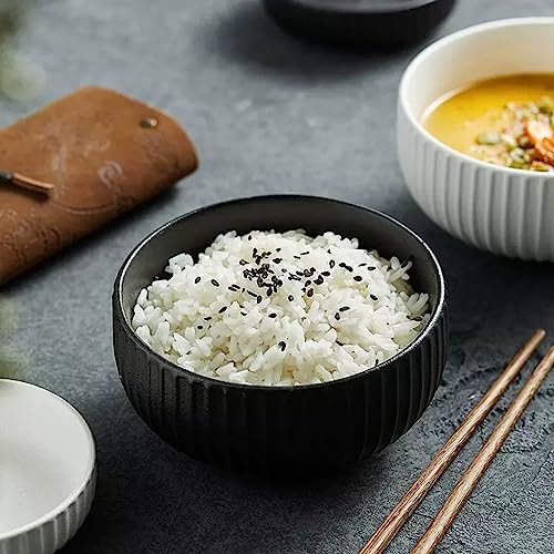 EERINESS Dinner Plates Soup Bowls Japanese Rice Bowl Household Ceramic Bowl Salad Bowl Fruit Bowl Small Soup Bowl For Salad, Soup, Pasta Ramen Bowl (Color : B)
